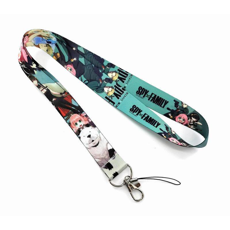 Anime SPYxFAMILY Loid Forger Anya Forger Yor Forger Printing Neck Strap ...
