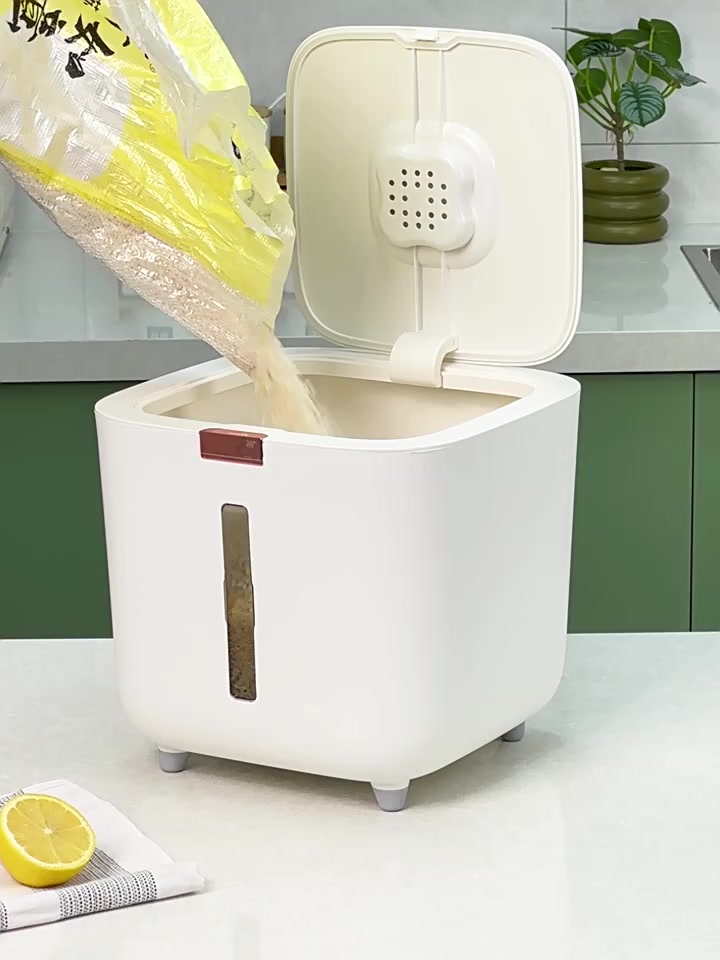 5KG/10KG Kitchen Rice Storage Box Insect-proof Moisture-proof With ...
