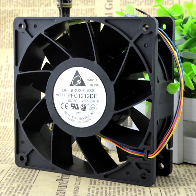 Delta 12038 12V 3.24A PFC1212DE 12cm PWM Storm Power Cooling Fan | Shopee Philippines
