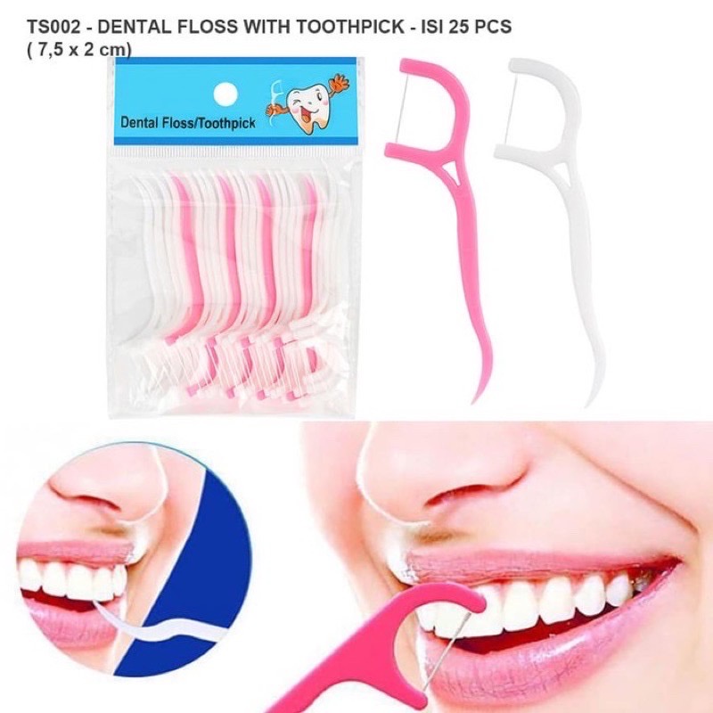 50pcs with box Oral Gum Teeth Clean Care Floss Thread Dental Plastic ...