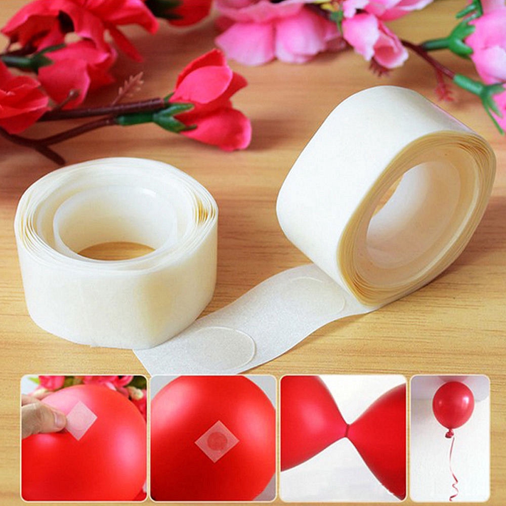 2 roll 100 Dots Glue Permanent Adhesive Bostik Balloon Decor | Shopee ...