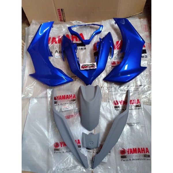 Yamaha Aerox V2 Body Kit (8pcs)4pcs Race Blue/4pcs Icon Gray | Shopee ...