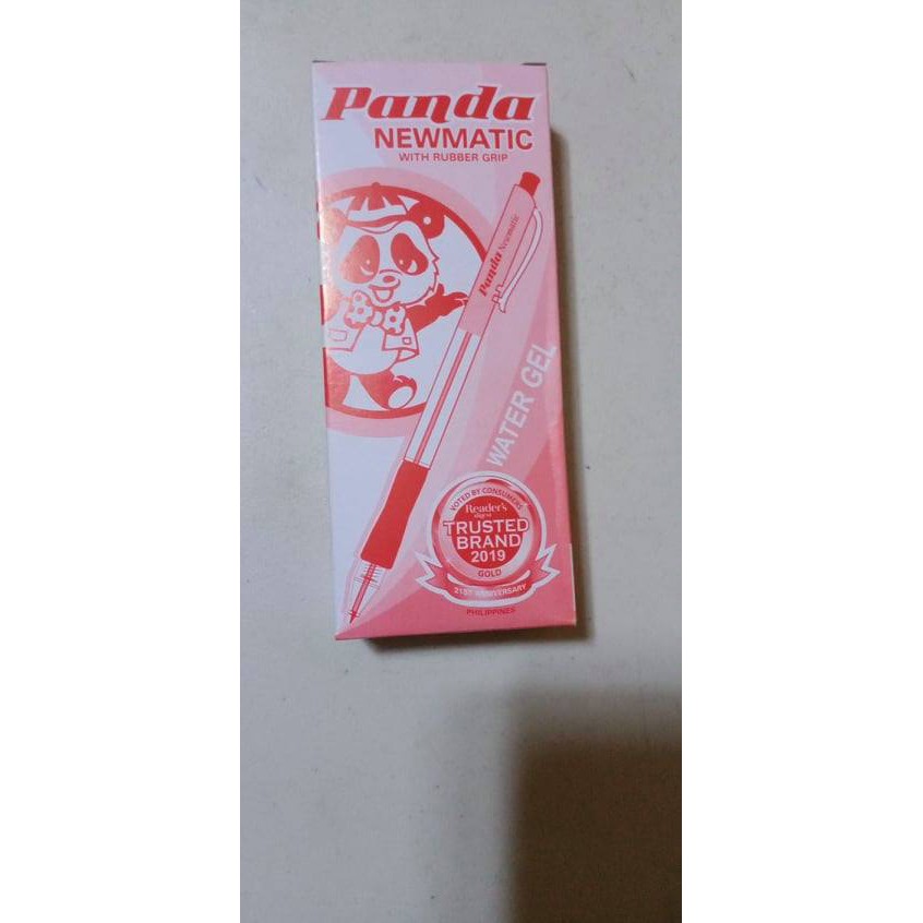 PANDA NEWMATIC with rubber grip water gel pen , Original Panda ...