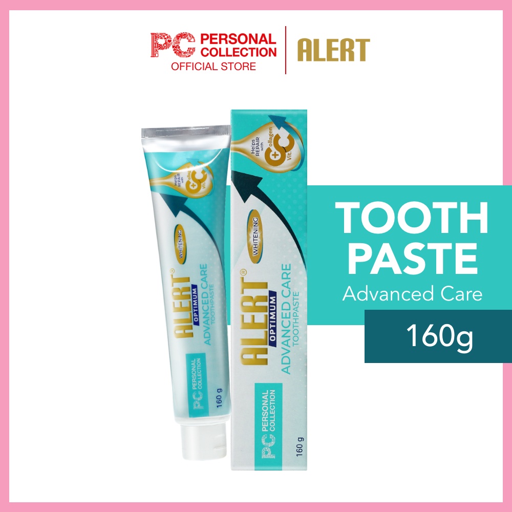 ALERT Optimum Advanced Care Fluoride Toothpaste 160g (Whitening ...