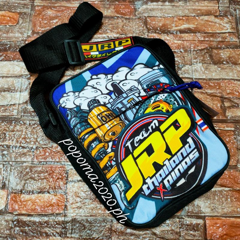 Team JRP Thailand x Pinas Black Strap Sling Crossbody Shoulder Bag ...