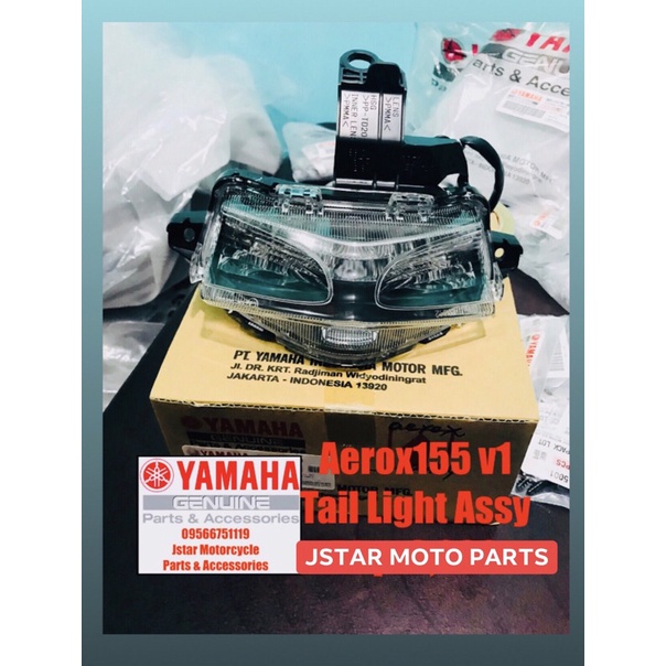 TAIL LIGHT ASSEMBLY for AEROX V1 / YAMAHA GENUINE (100% orig) | Shopee ...