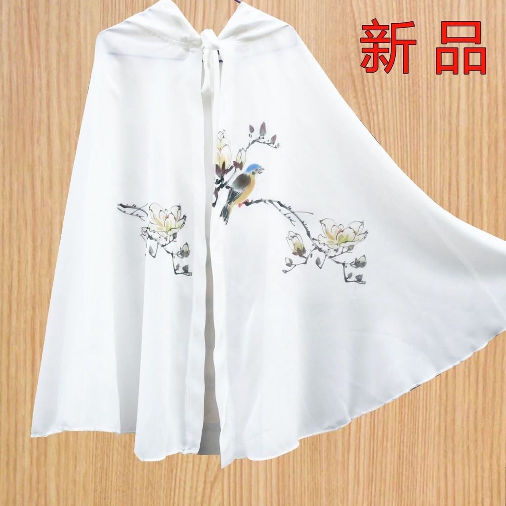 Original white cloak female heart dream garden spring short paragraph ...