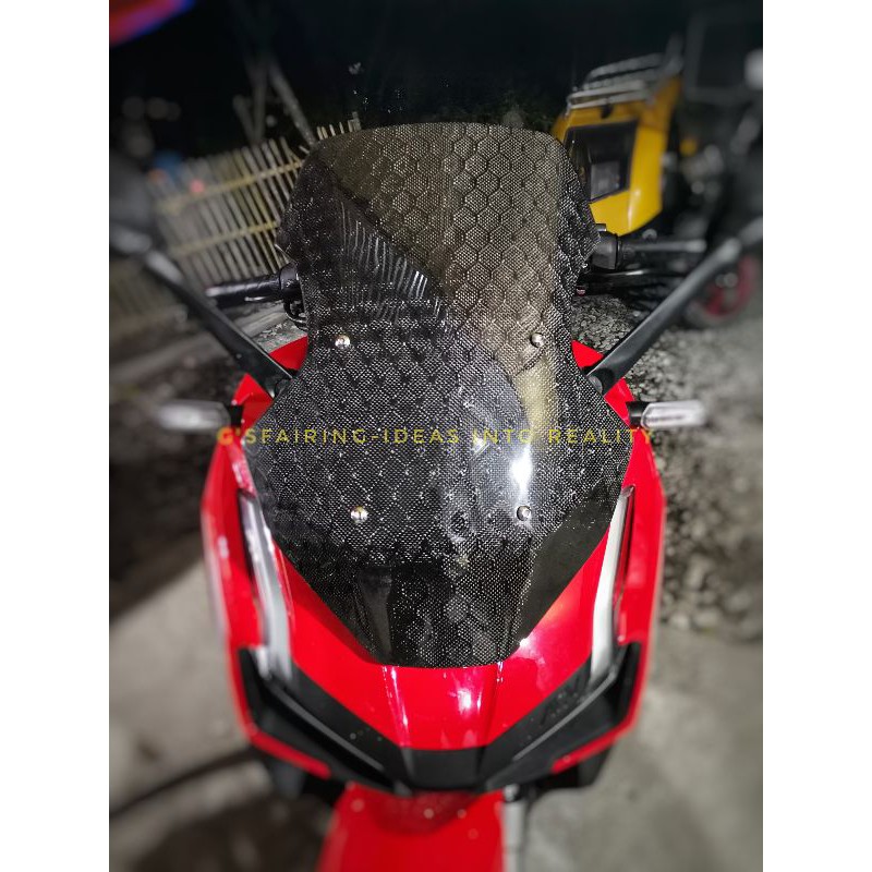 ADV 150 windshield carbon fiber Honda adv150 | Shopee Philippines