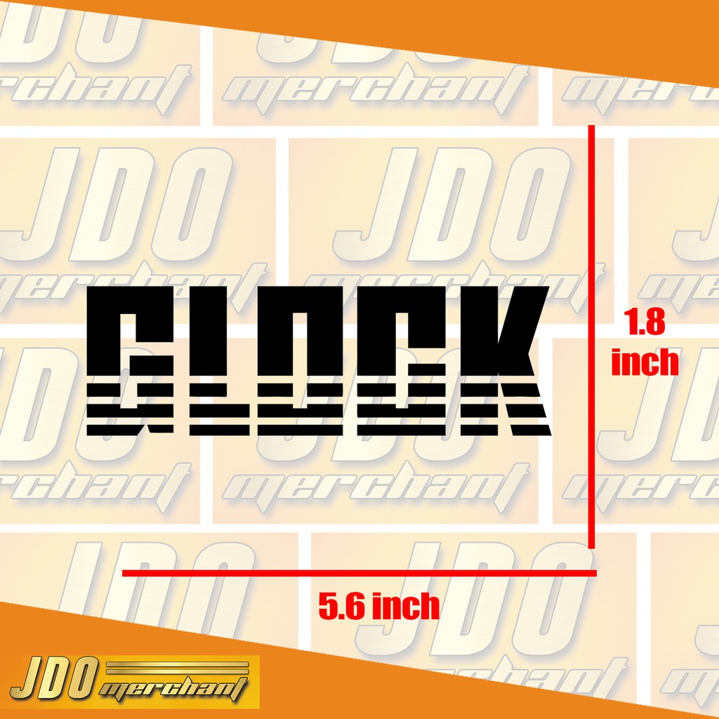 GLOCK vinyl sticker for car / motor | Shopee Philippines