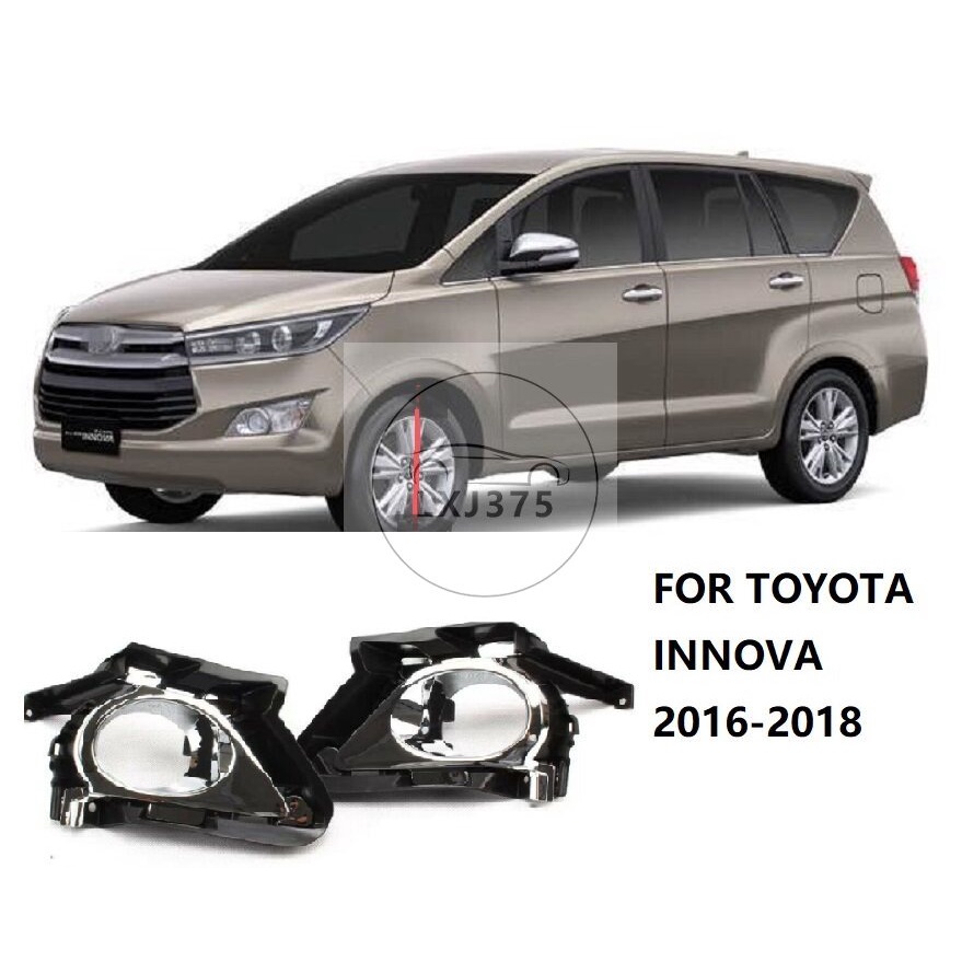 1set For TOYOTA INNOVA 2016 2017 2018 Fog Light Cover Front Bumper Fog ...