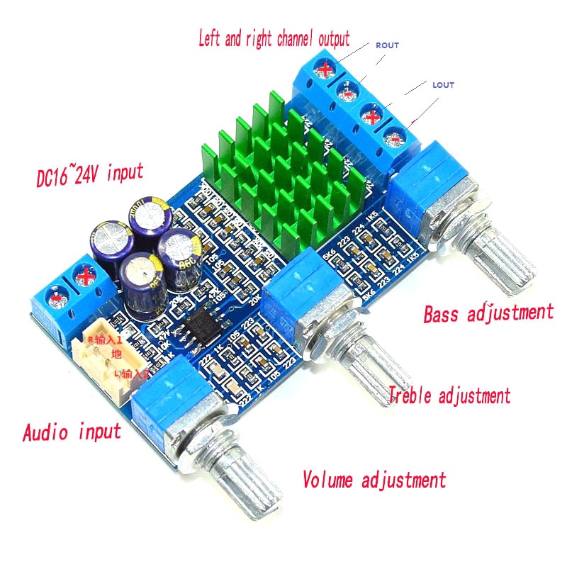 Tpa3116 2 Channels High Powered Digital Audio Subwoofer Amplifier ...