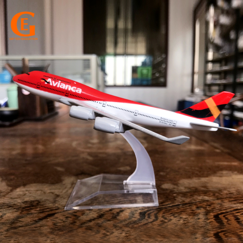Columbia Red Air B747 Aircraft Model Avianca Airlines Boeing 747 Die ...