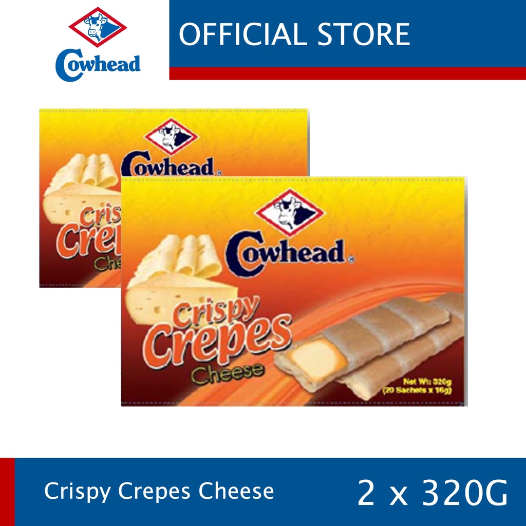 Cowhead Crispy Cheese Crepes 320g x 2 | Shopee Philippines