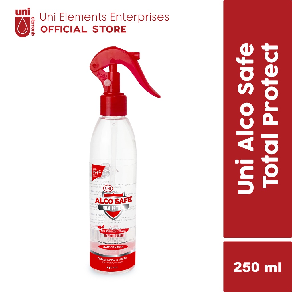 Alcosafe Total Protect 250ml spray | Shopee Philippines