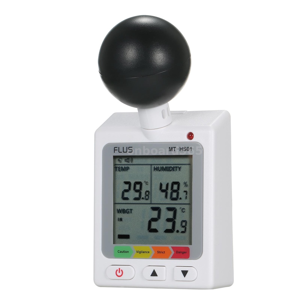WBGT + HI Heat Index Checker Stress Meter Air Globe Temperature ...