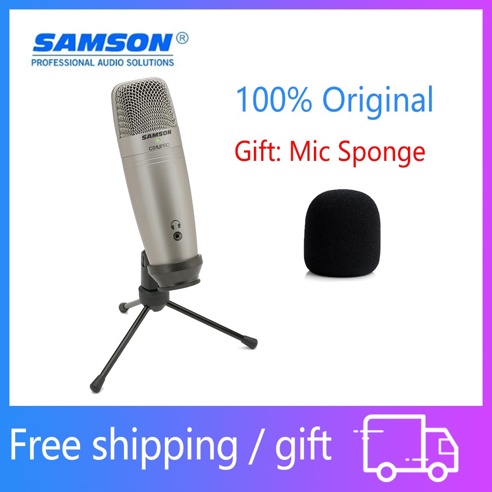 Original SAMSON C01U PRO USB Studio Condenser Recording Microphone ...