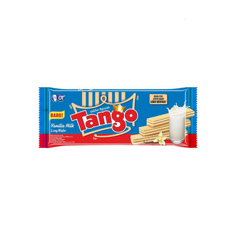 Tango Wafer Vanilla Milk 130G | Shopee Philippines