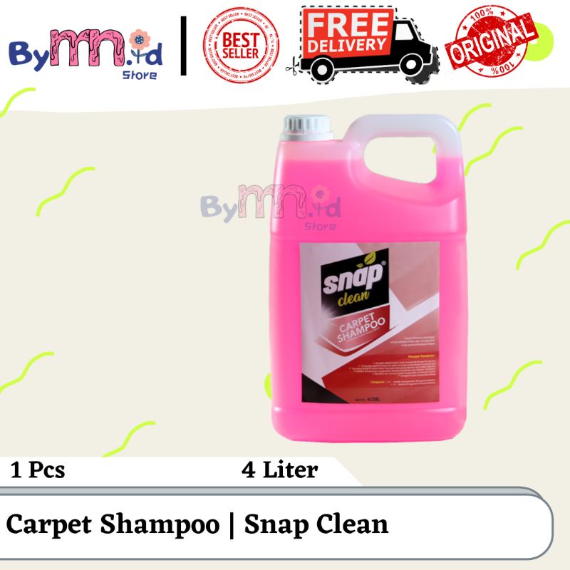Shampoo 4L SNAP CLEAN CARPET SNAP CLEAN 4L SNAP CLEAN SHAMPOO 4L ...
