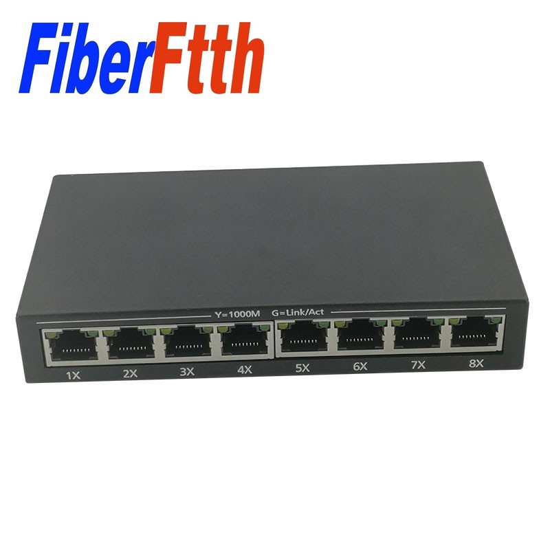 8 Port Gigabit Switch RJ45 Ethernet Switch 10/100/1000mbps Lan Hub 8 ...