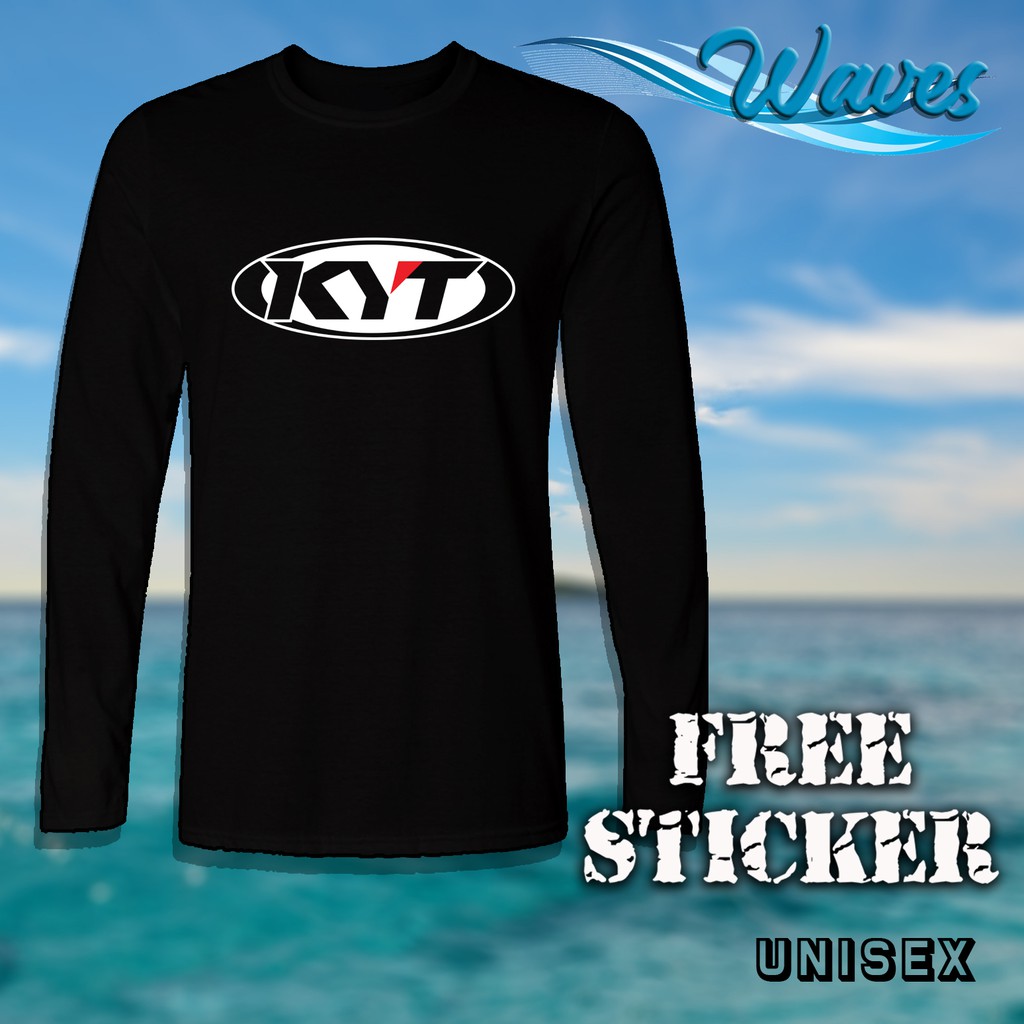 KYT Logo Motorcycle Helmet Sport Racing Safety Gear Riding Long Sleeve ...