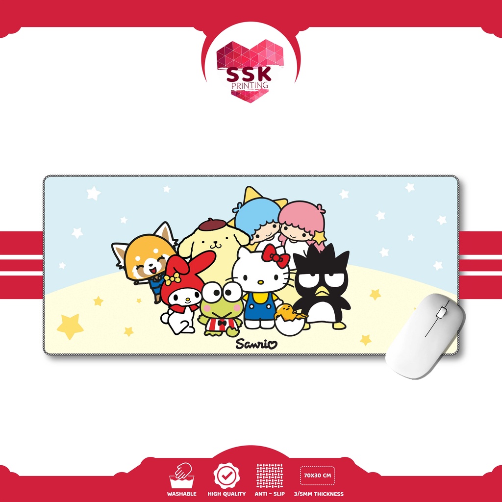 Sanrio and Friends Extended Mousepads | Hello Kitty | Gaming Mousepads ...