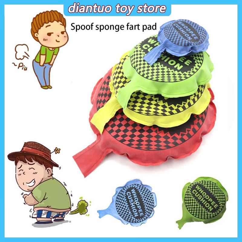 Bomb Bag Whoopee Cushion Kids Fun Baby Prank Toys Sponge Fart Pad Maker ...