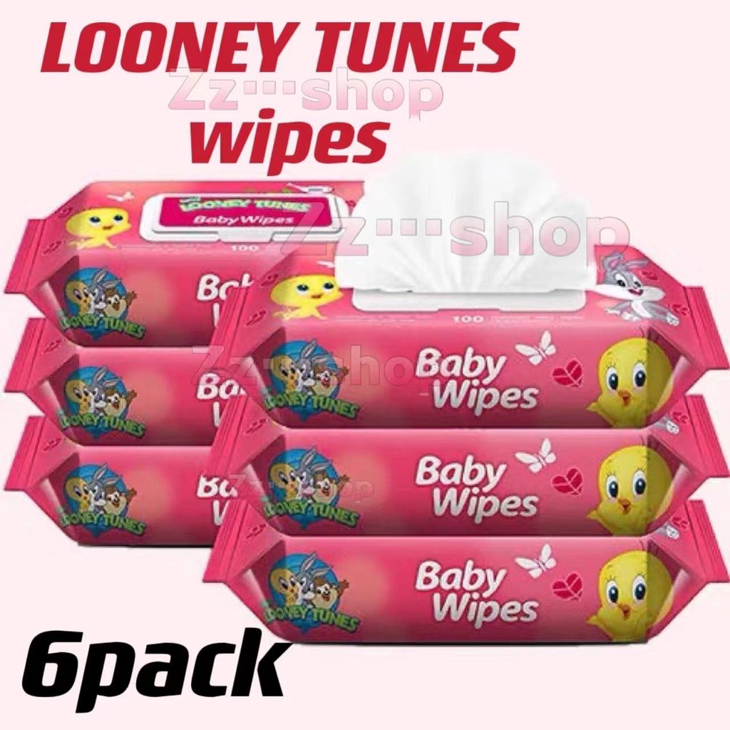 6 Pack Big size Looney-Rabbit Baby Wipes For Baby Kids Tissue Facial ...