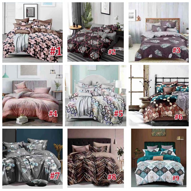 5in1 comforter set US Cotton (size:King,queen) | Shopee Philippines