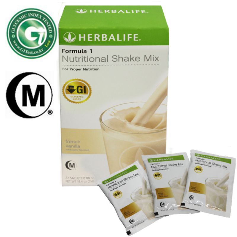Formula 1 Nutritional Shake Mix Sachet French Vanilla 22 Sachets ...