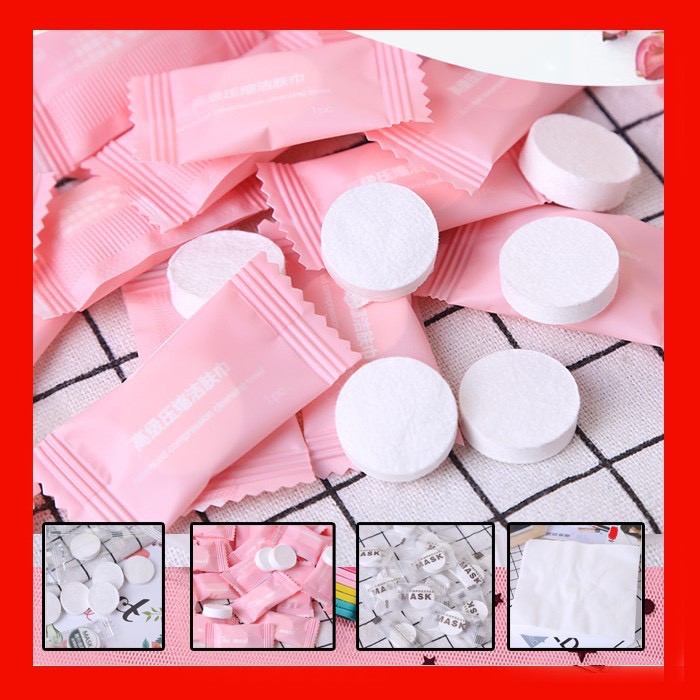 Genuine Japanese MINISO CONVENIENT TRAVEL COMPRESSED PAPER MASK (1 ...