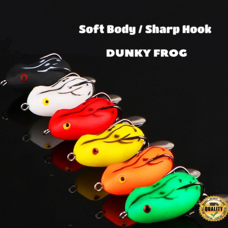 【KK001】Soft Frog Lure Snakehead Killer Topwater Fishing Lures Ikan ...