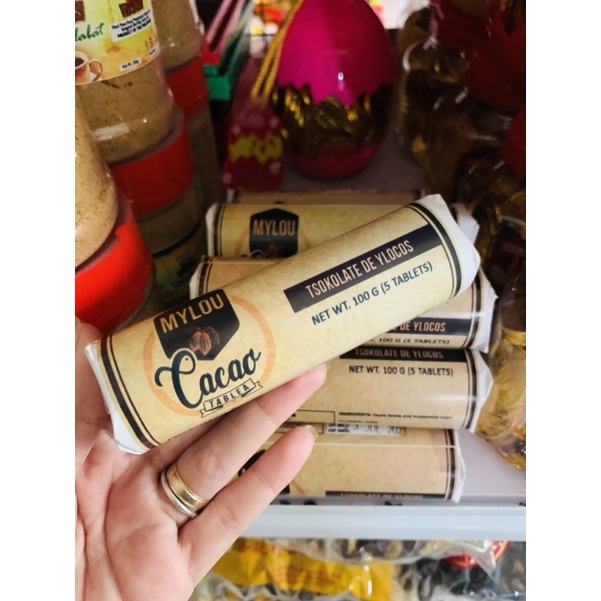 Cacao Tablea 5 Tablets 100g Tsokolate de Ylocos | Shopee Philippines