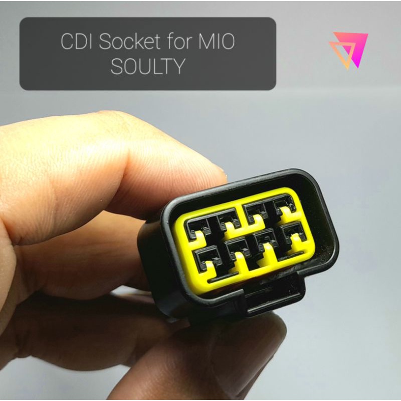 Mio Soulty CDI Socket 8 pin with quality copper wire Japan weatherproof ...