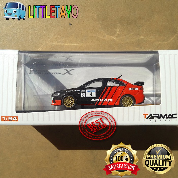 Tarmac WORKS - MITSUBISHI LANCER EVOLUTION X RALLY ADVAN LIVERY ...