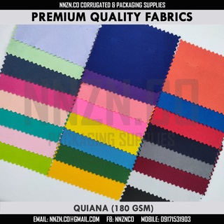 NNZN Quiana Fabric 165cm width 180gsm (24 Colors) | Shopee Philippines