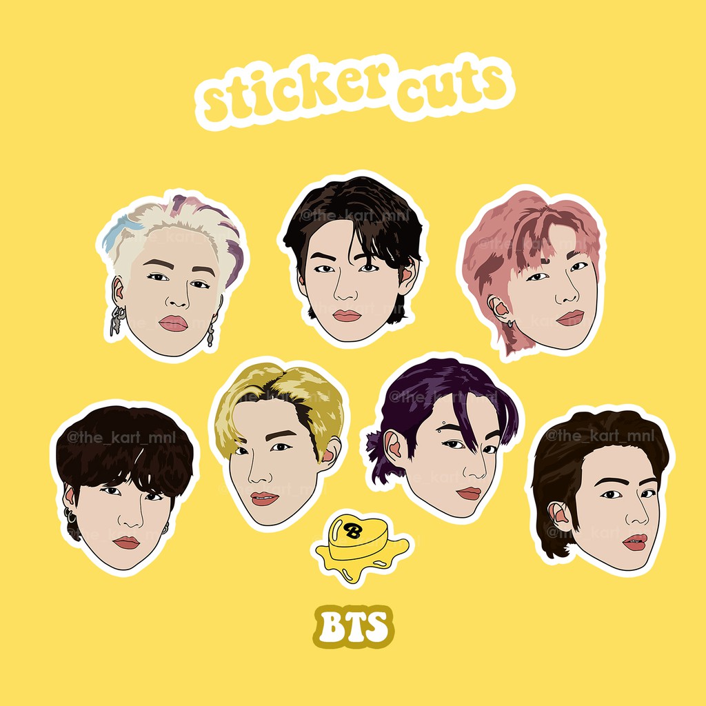BTS BUTTER Ver. - STICKER CUT SET | Shopee Philippines