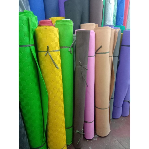 colored rubber matt 5mm thick 4x8 feet green,yellow,blue | Shopee ...