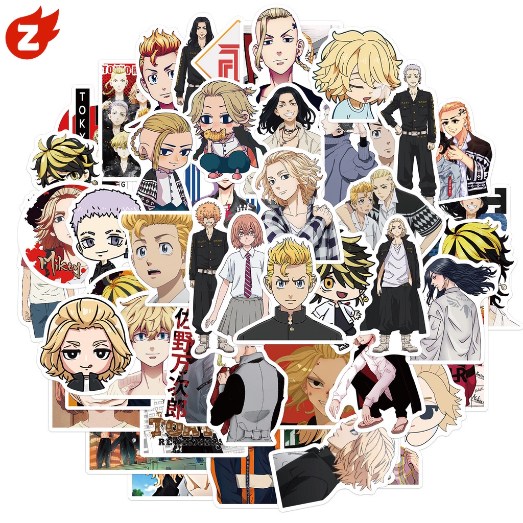 Tokyo Revengers Stickers ~ 50pcs / set Waterproof Graffiti Stickers ...