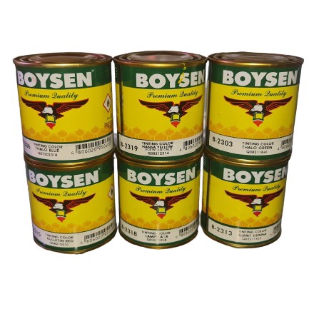 Boysen Oil Tinting Colors 1/4L for enamel paints | Shopee Philippines