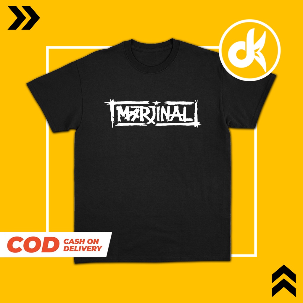 Marginal BAND T-SHIRT PUNK Music DISTRO SHIRT Indonesian Subculture T ...