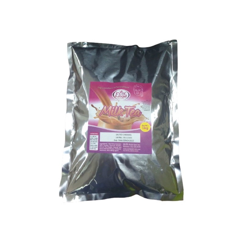 ELUFA MILKTEA POWDER - 1KG (SALTED CARAMEL, DARK CHOCO, COOKIES N CREAM ...