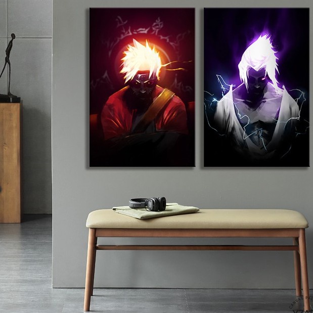 Animtion Art Wall Pictures Naruto Sasuke Anime Poster Painting for ...