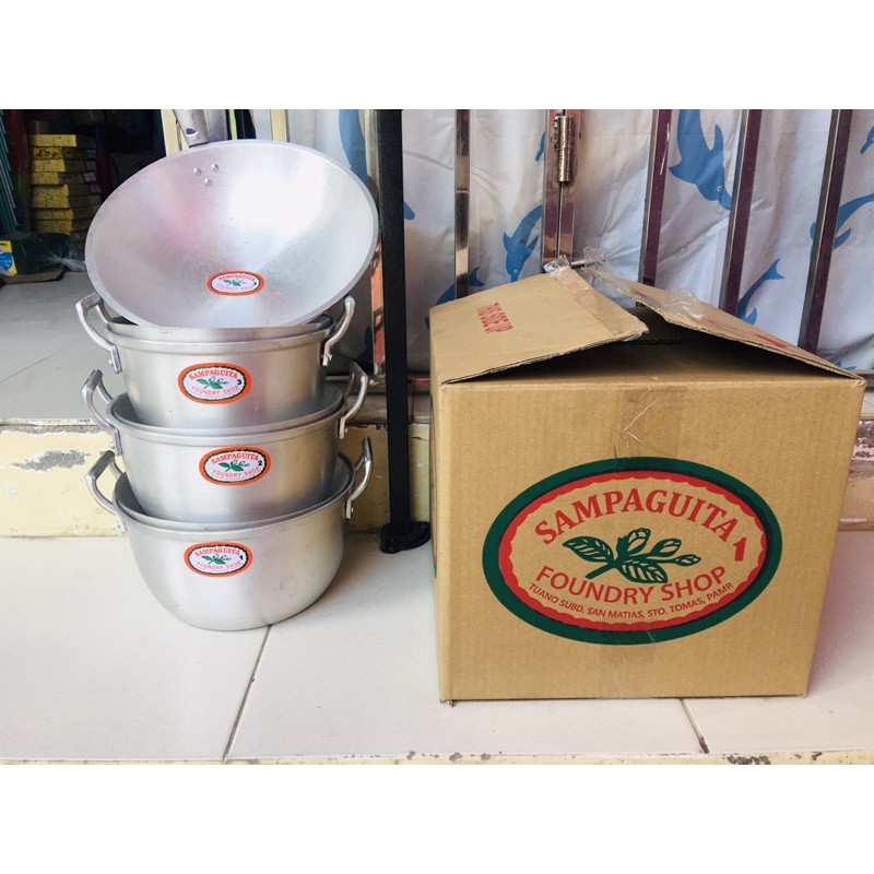 3 Kaldero and 1 Kawali SAMPAGUITA CALDERO CAWALI SET SMALL | Shopee ...