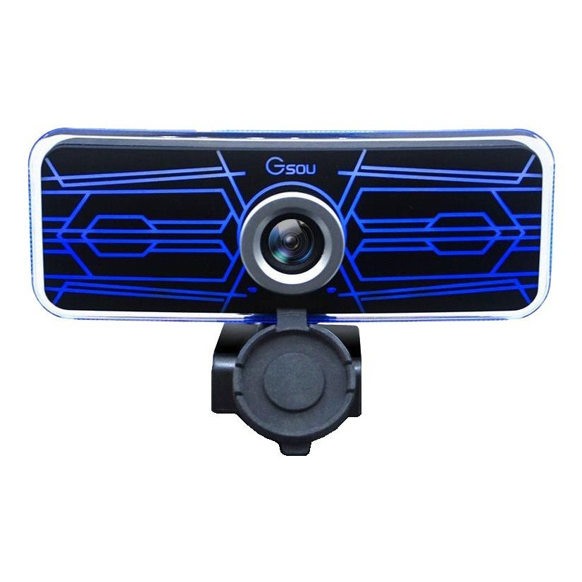 GSOU T16S-LED 2MP 1080P FULL-HD WIDE ANGLE/NO DISTORTION WEBCAM W/ MIC ...