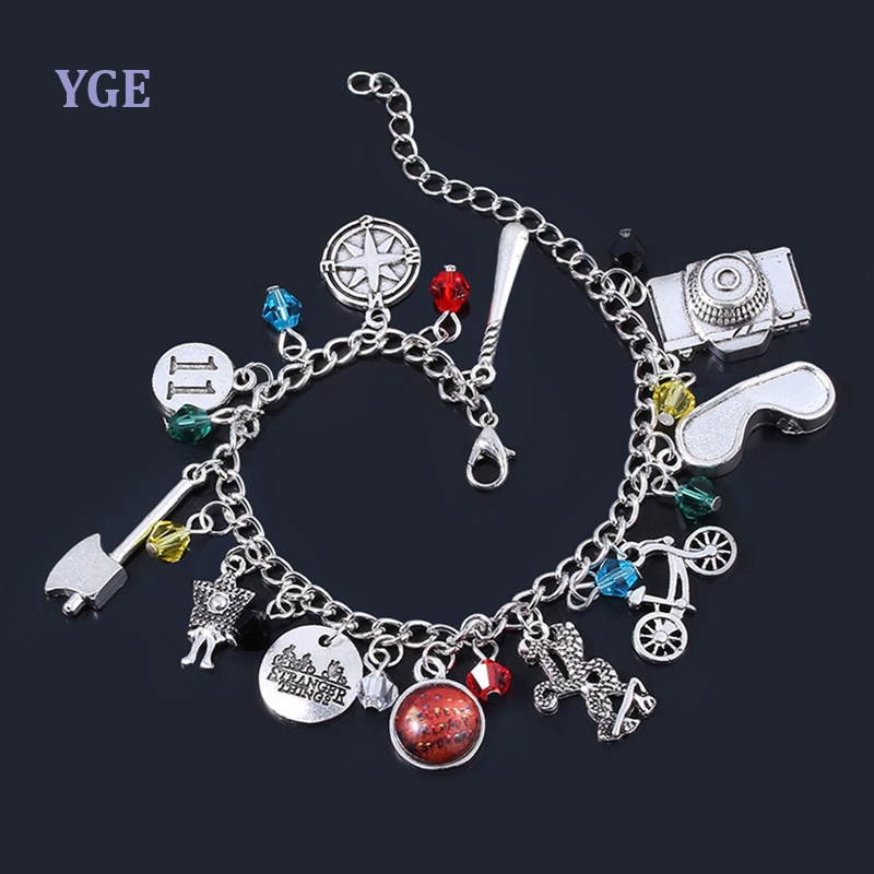 STRANGER THINGS Bracelet Vintage Bicycle Pendant Tape Combination Metal ...