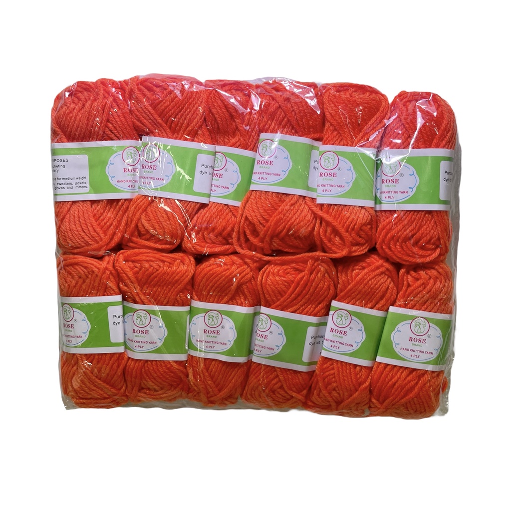 Hand Knitting Yarn l 4 Ply 18 Grams l Sold per Pack (12 pcs) l Made in ...