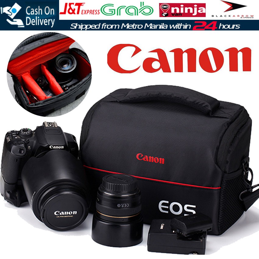 【Fast Delivery】Camera Shoulder Bag Handbag SLR Case Waterproof ...