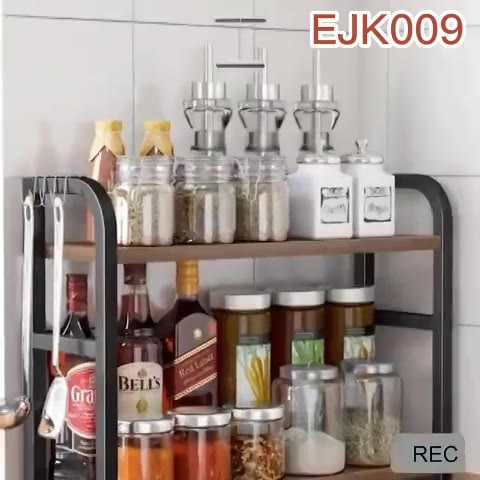 MAXCOOK 2/3 Tier Condiments Organizer Kitchen Rack Seasoning Organizer ...
