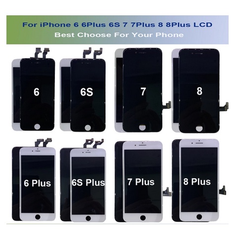 For iPhone 6 6S 6P 6SP LCD Touch Screen Display For iphone 7 7P 8 8P 5 5S SE 5C Screen ...