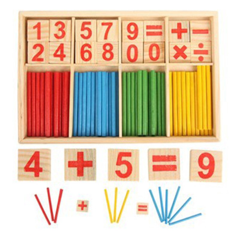 Wood Educational Number Math Calculate Game Toy Mathematics Puzzle Toys ...